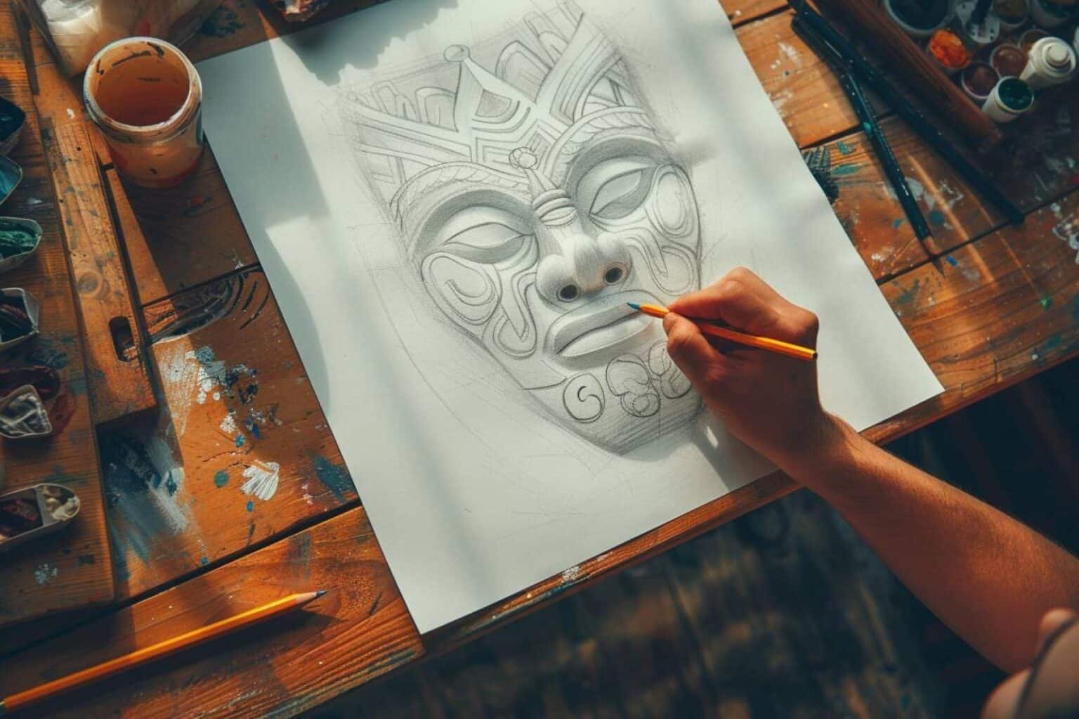 Dessiner un masque : Guide facile étape par étape