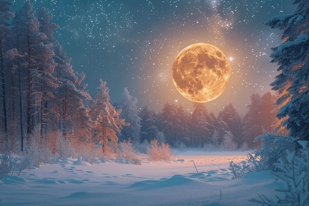 Lune des Neiges : Guide d'Observation de la Pleine Lune de Février