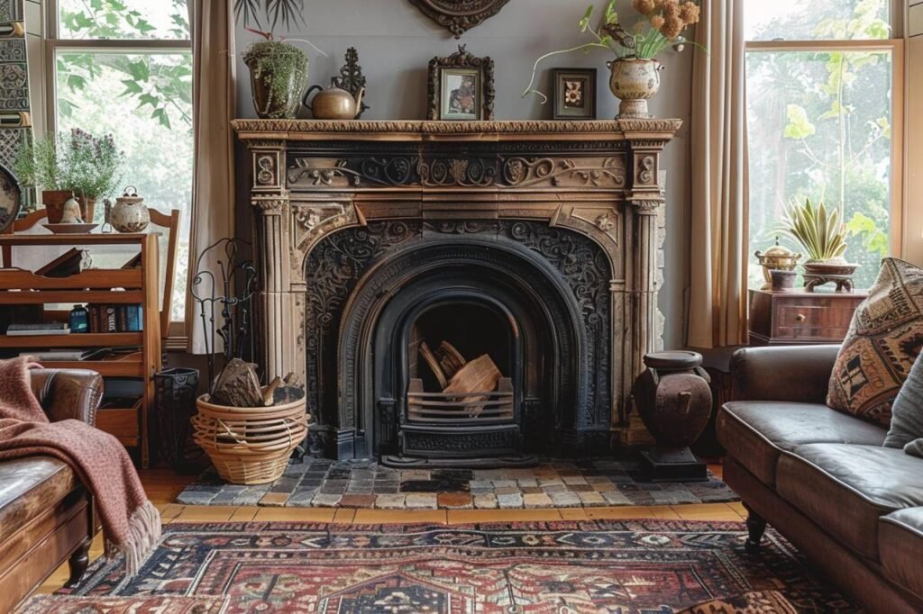 Transformez votre intérieur : l'élégance d'une cheminée vintage
